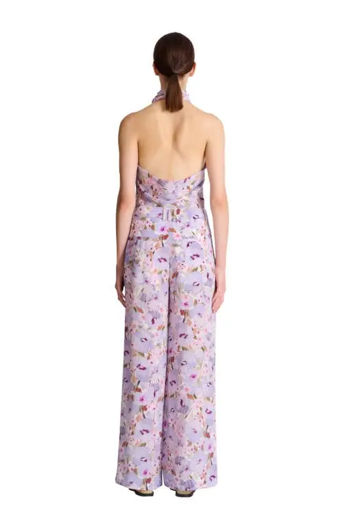 Balmain Printed Poppy Flower Trousers - Multicolor