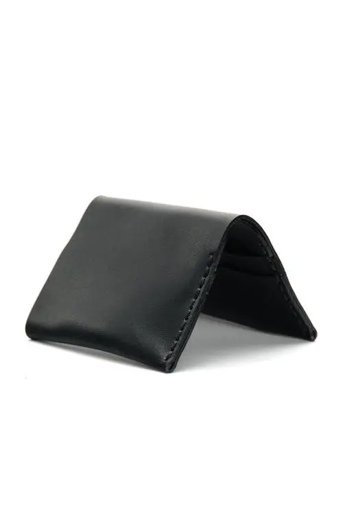 EZRA ARTHUR Slim Bifold Wallet - Black
