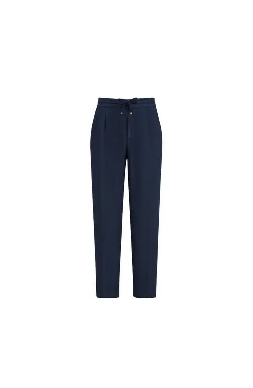Brunello Cucinelli Trousers With Drawstring - Blue