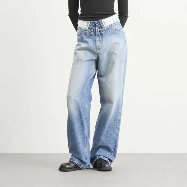 MAISON MARGIELA Deconstructed Straight-leg Jeans