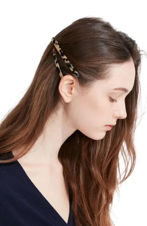 Alexandre De Paris Tuileries Acetate Barrette - Tortoiseshell