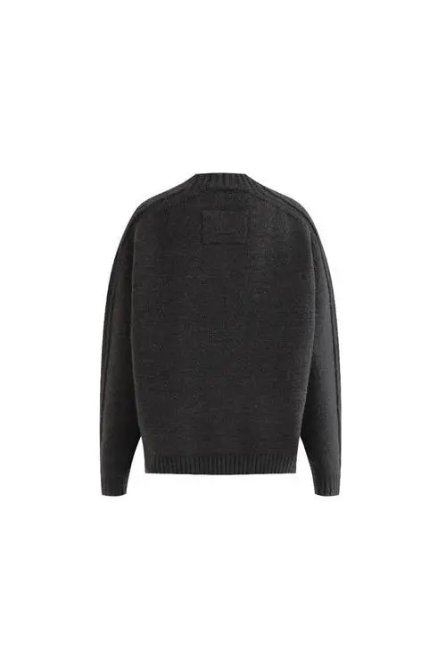 MOUSTACHE Ribbed Crewneck Sweater