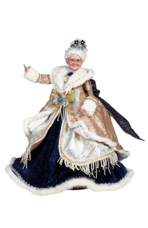 MARK ROBERTS Mrs. Claus At The Ball - Dark Blue