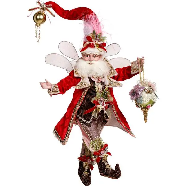 MARK ROBERTS Favorite Ornament Fairy - Bright Red