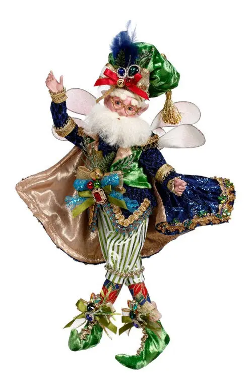 MARK ROBERTS Deck The Halls Fairy - Shiny Blue