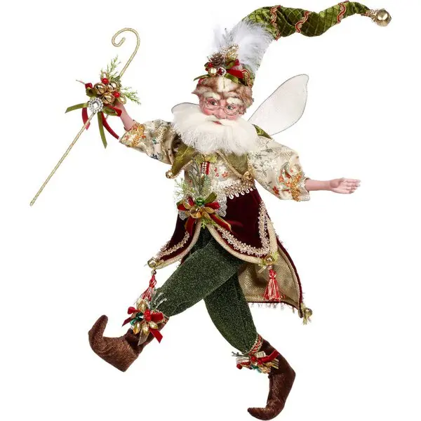 MARK ROBERTS Jingle All The Way Fairy - Forest Green