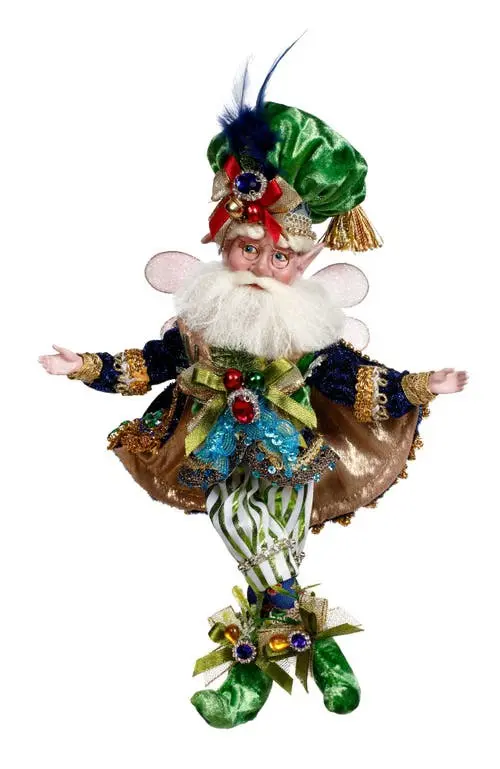 MARK ROBERTS Deck The Halls Fairy - Shiny Blue