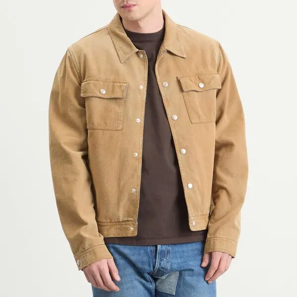 MAISON MARGIELA Cotton Coated Trucker Jacket