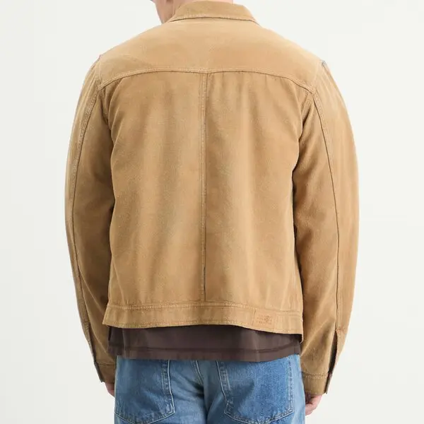 MAISON MARGIELA Cotton Coated Trucker Jacket