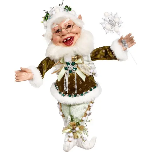 MARK ROBERTS Winter Wonderland Elf - White