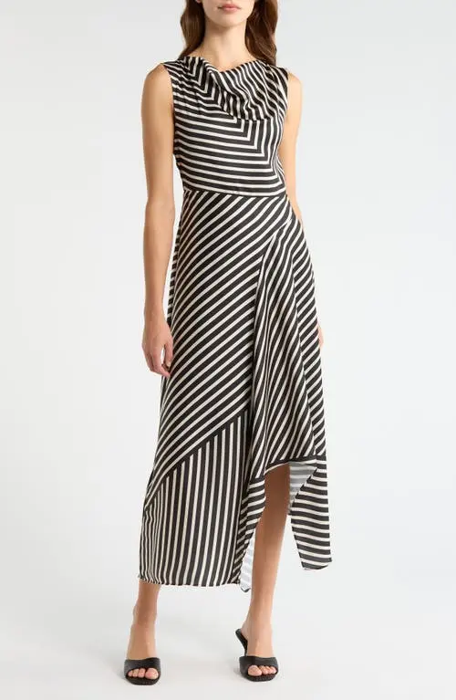 Vince Camuto Striped Maxi Dress