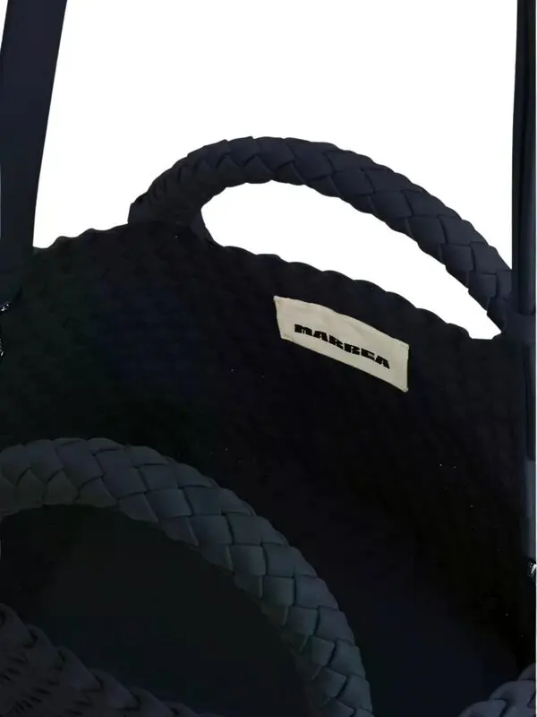 MARREA Woven Top-handle Tote Bag