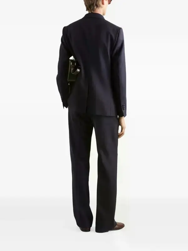Dolce & Gabbana Double-breasted Crest-appliqué Blazer