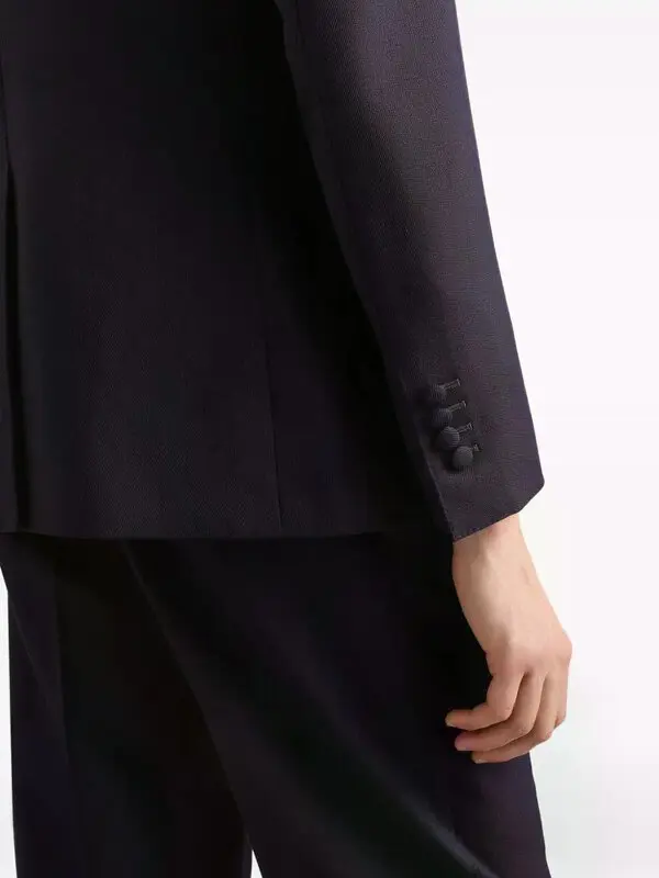 Dolce & Gabbana Double-breasted Crest-appliqué Blazer