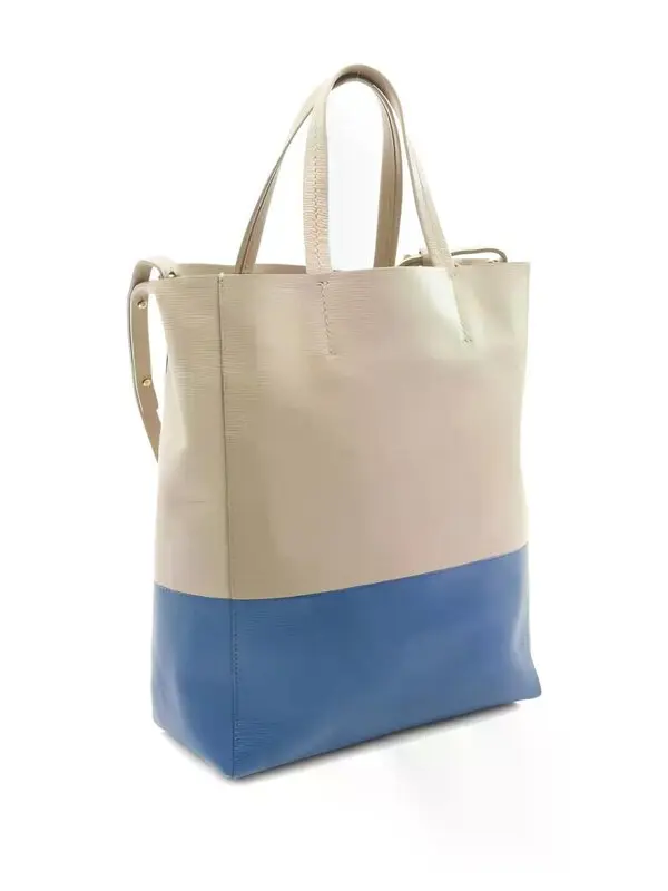 Celine 2010s Small Hippopotamus Two-tone Tote Bag - Neutrals