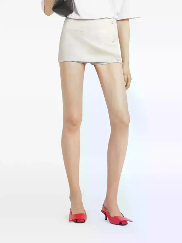 COURREGES Button Mini Skorts