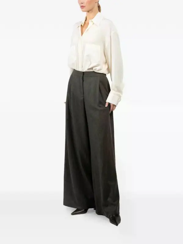 Dusan Pleated Wide Leg Pants