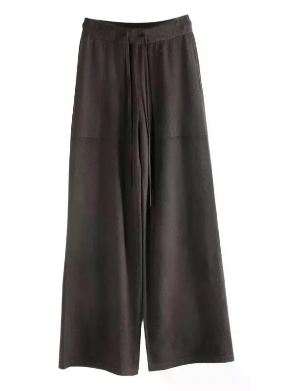 UMA WANG Drawstring Knitted Trousers