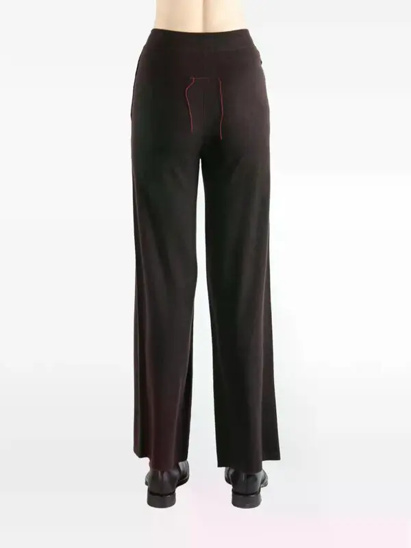 UMA WANG Drawstring Knitted Trousers