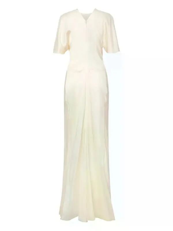Victoria Beckham Gathered Maxi Dress