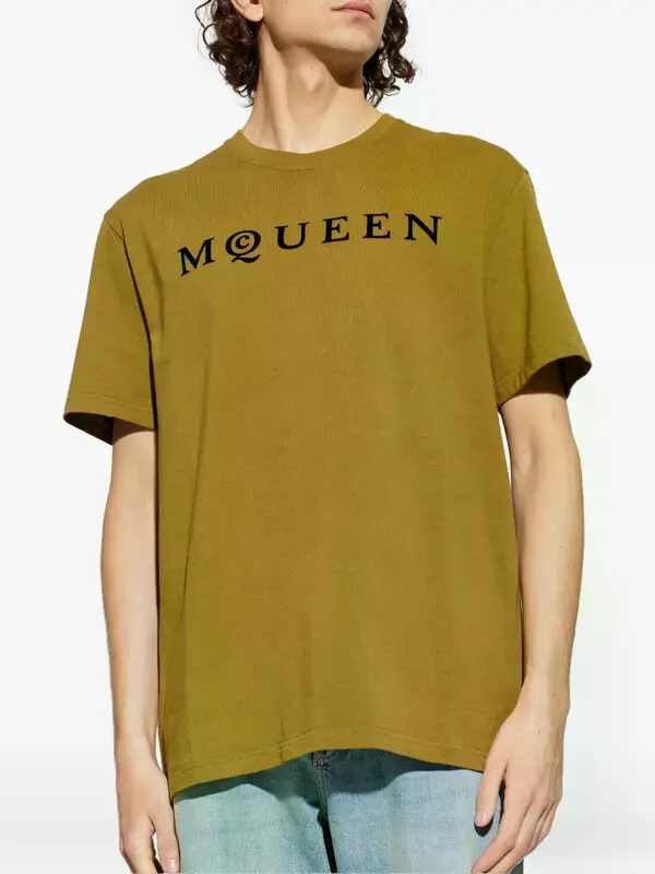Alexander McQueen Logo-print T-shirt - Brown