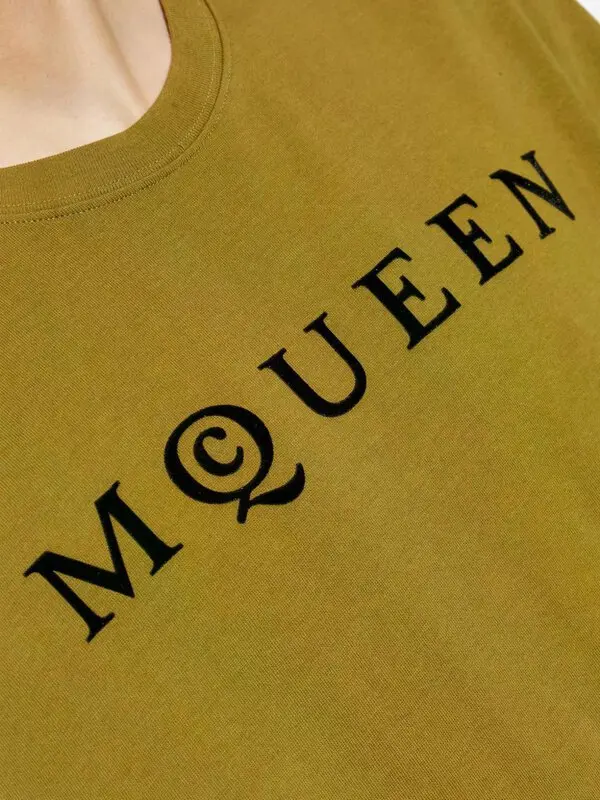 Alexander McQueen Logo-print T-shirt - Brown