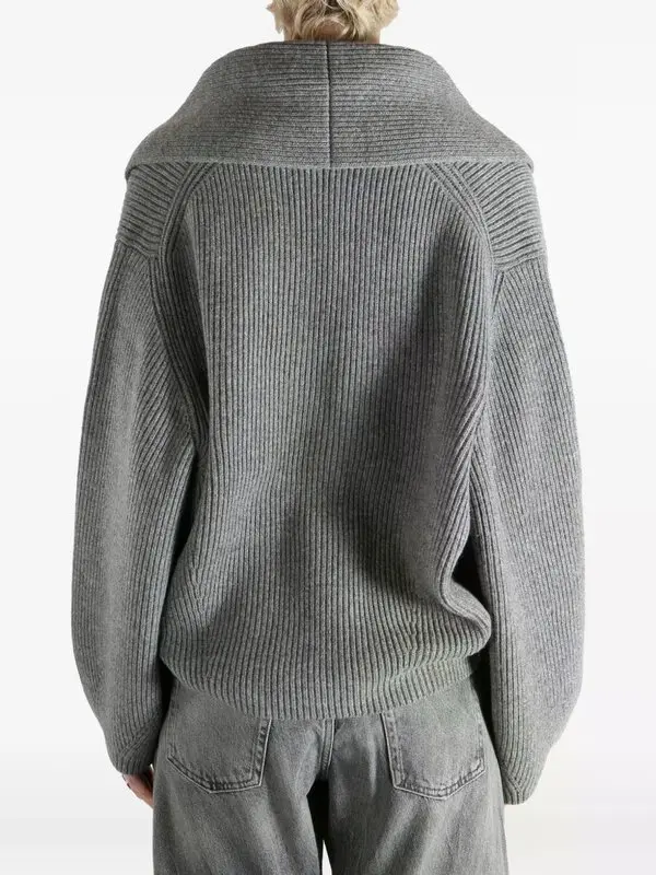 TOTEME Shawl-lapel Cardigan - Grey