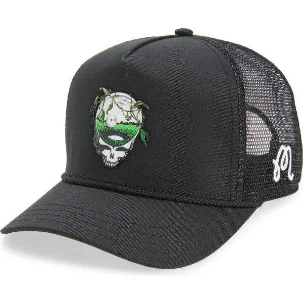 MALBON Grateful Dead Trucker Hat - Black