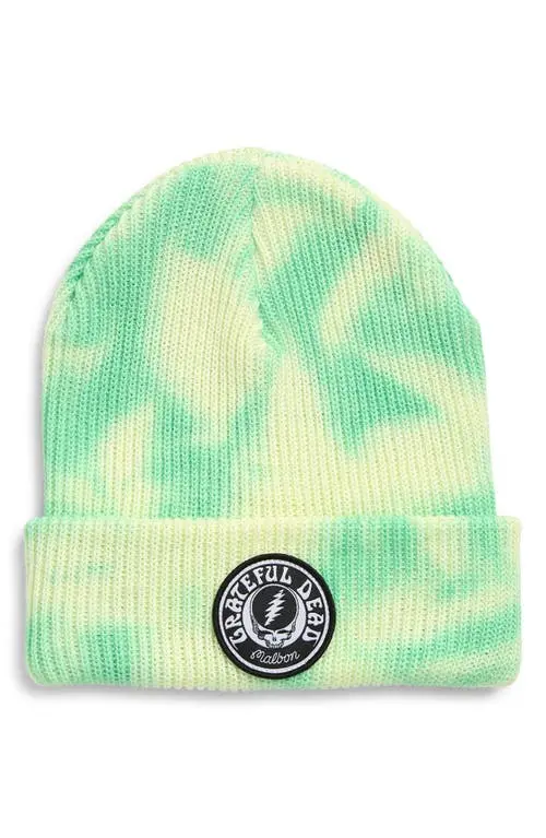 MALBON Grateful Dead Sealie Beanie - Green Tie Dye