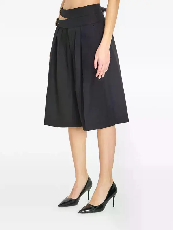 Chloé Double-belt Pleated Shorts