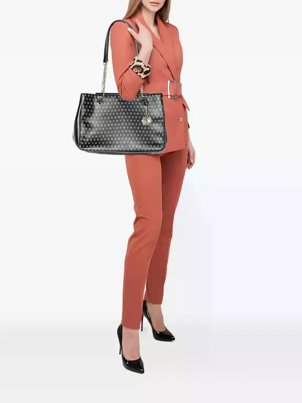 Dkny Logo-print Tote Bag - Black