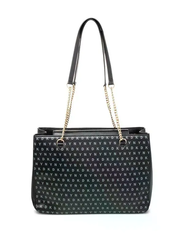 Dkny Logo-print Tote Bag - Black