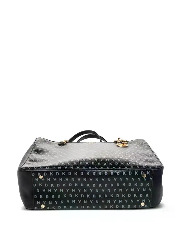 Dkny Logo-print Tote Bag - Black