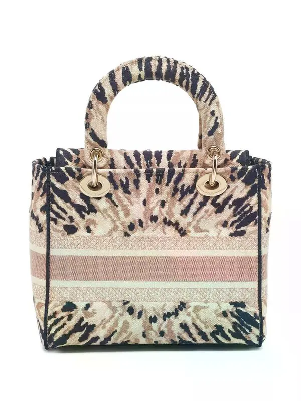 Dior Lady D-lite Embroidered Tote Bag