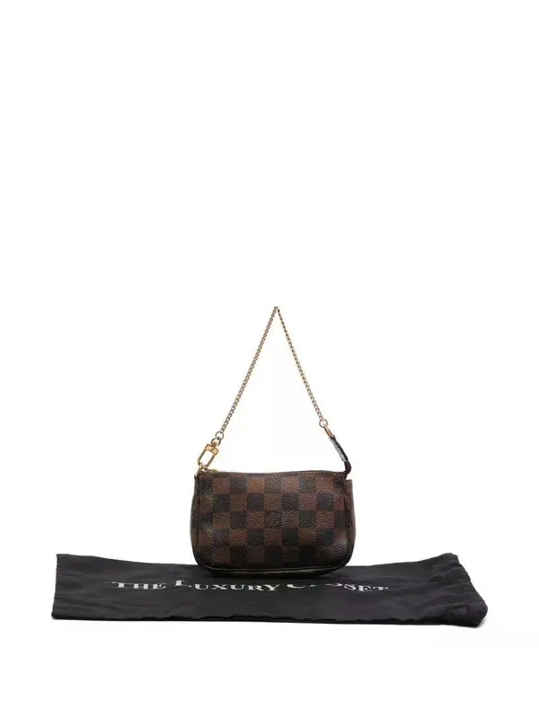 LOUIS VUITTON Pochette Chain Shoulder Bag - Brown