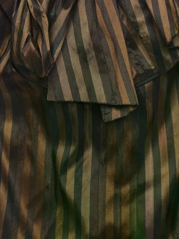 Kenzo Stripe Bow Blouse