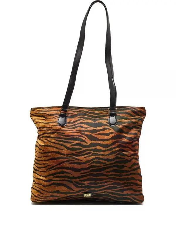 Moschino Canvas Tote Bag - Brown