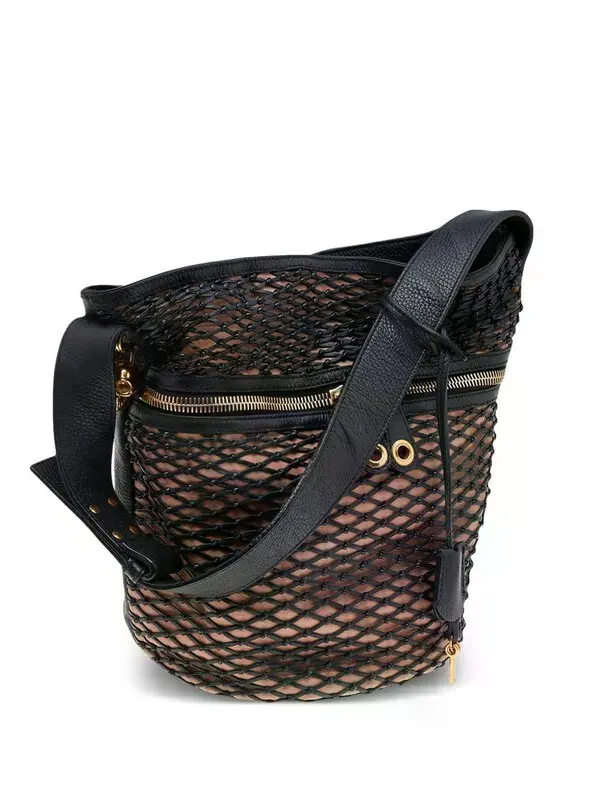 Alexander McQueen Mesh Net Bucket Bag