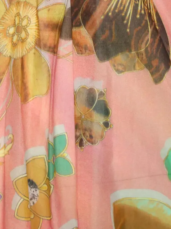 Roberto Cavalli Floral-print Chiffon Blouse