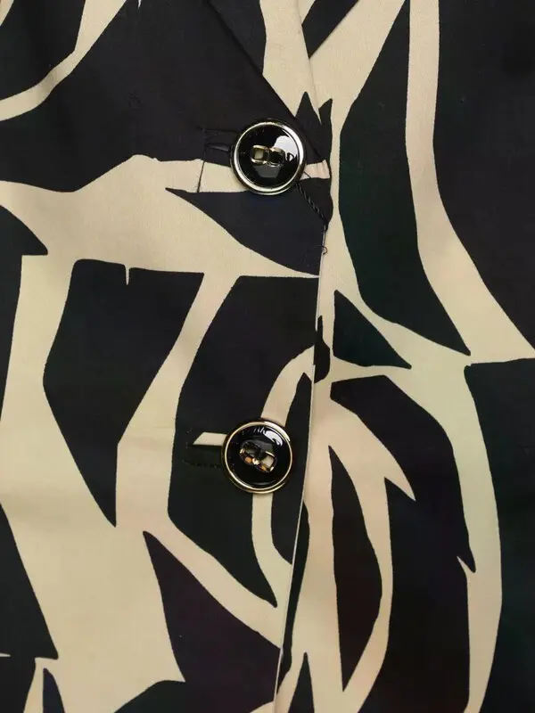 KRIZIA Printed Single-breasted Blazer