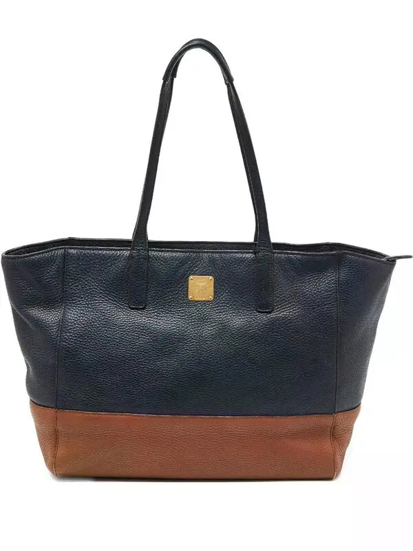 Mcm Leather Tote Bag
