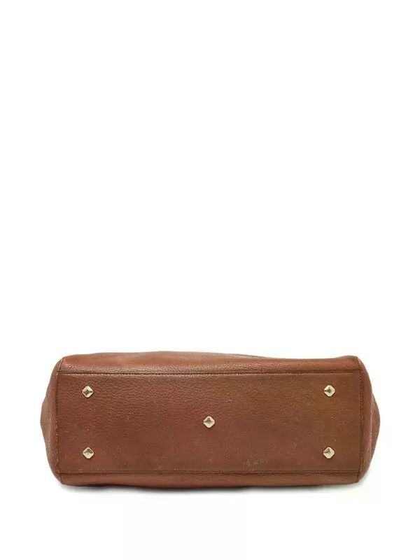 Mcm Leather Tote Bag