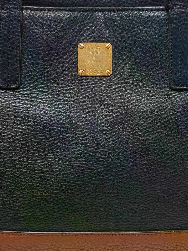 Mcm Leather Tote Bag