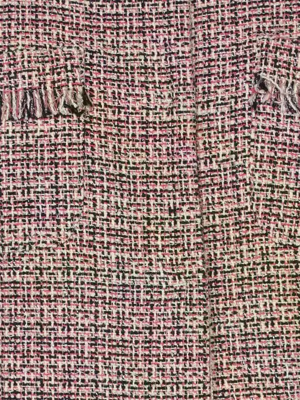 Max Mara Tweed Button Coat