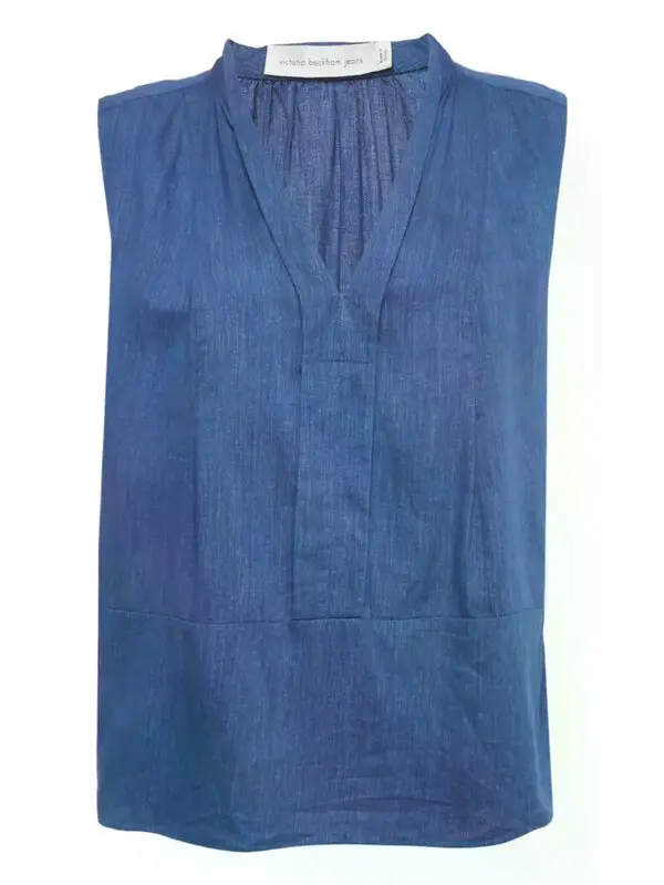 Victoria Beckham V-neck Sleeveless Blouse