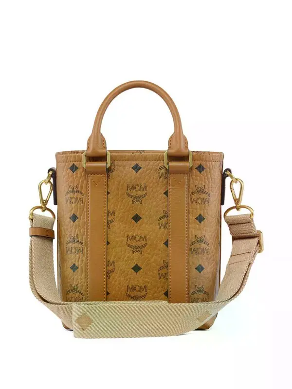 Mcm Mini Aren Printed Tote Bag