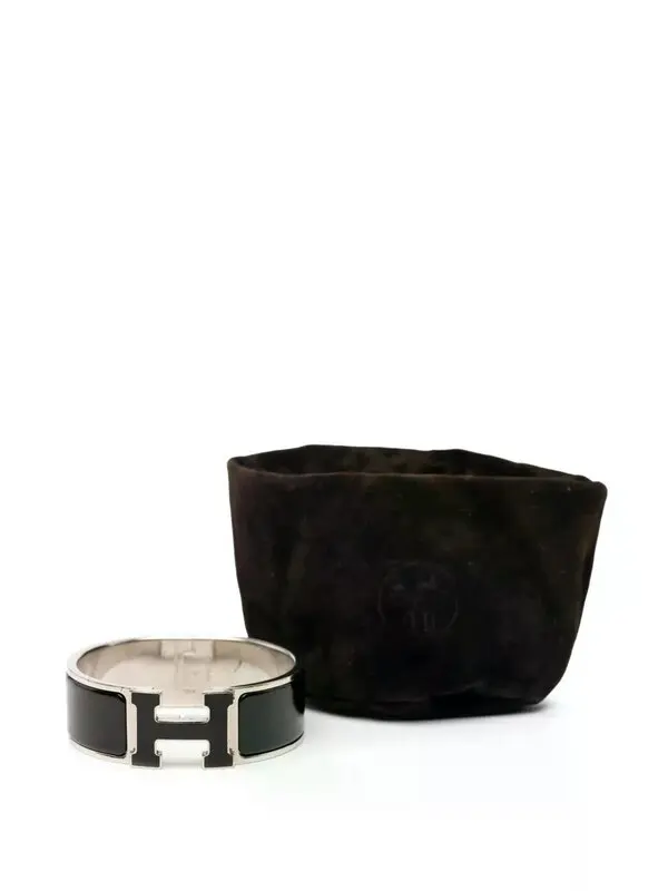 Hermès Wide Enamel Clic Clac H Bracelet Pm