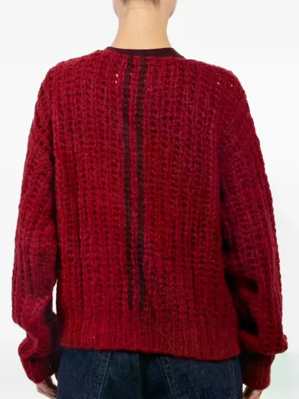 CUDDLEUP V-neck Oversized Sweater