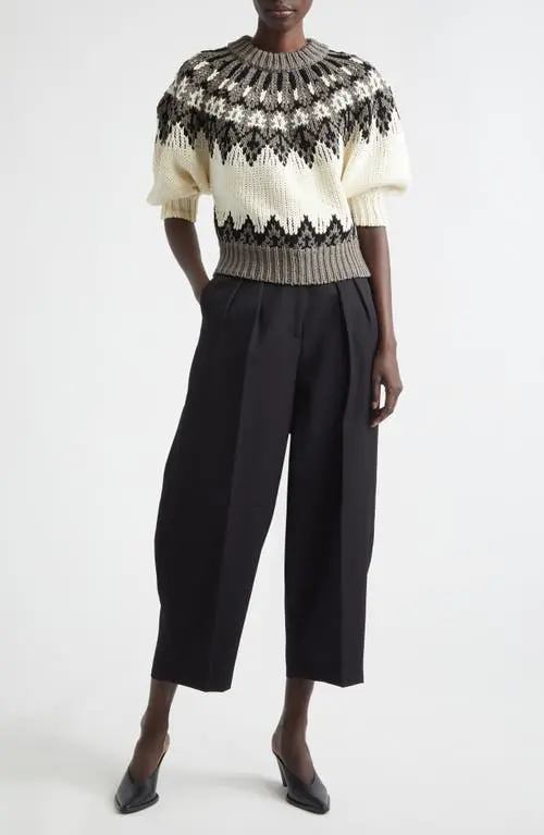 Altuzarra Dash Wool Ankle Pants - Black