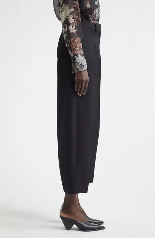Altuzarra Dash Wool Ankle Pants - Black